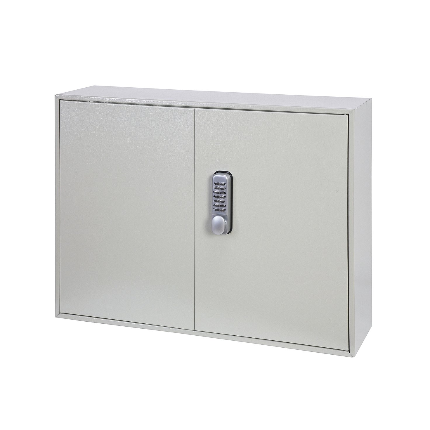 Automotive key cabinet, 100 hooks, 550x730x140mm, mechanical | AJ Products