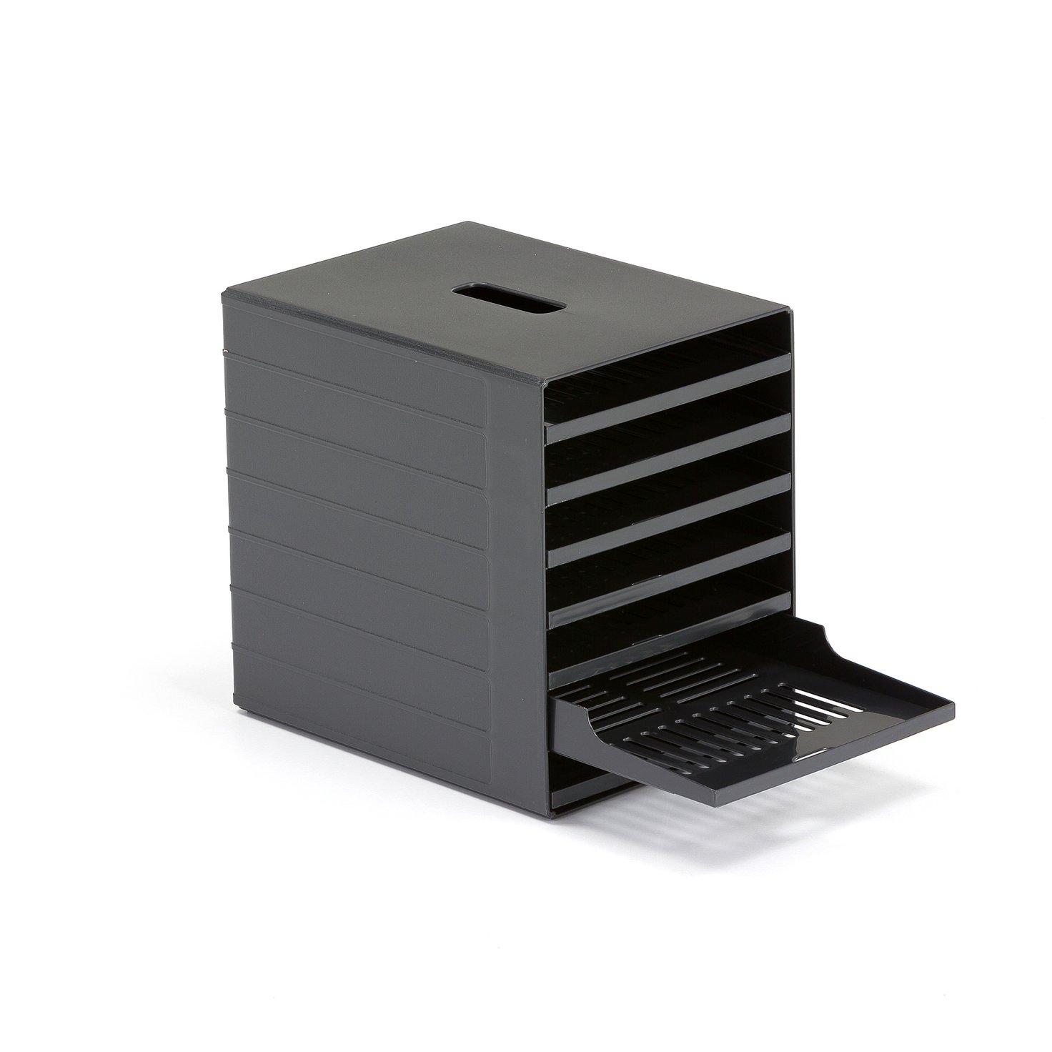 Blankettfack, 7 fack, svart | AJ Produkter