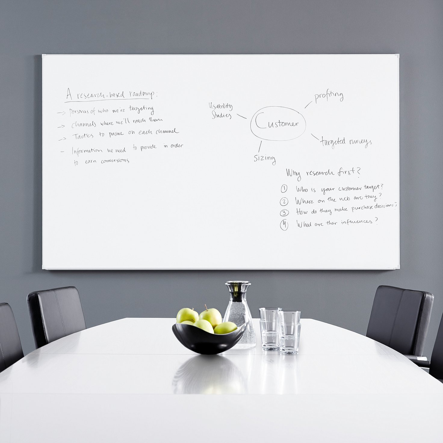 Original whiteboard DORIS, 2000x1200 mm | AJ Products