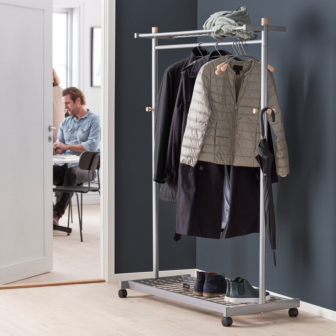 Coat hangers JASPER, 6-pack | AJ Products