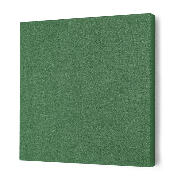 Acoustic panel POLY, square, 600x600x56 mm, dark green | AJ Products