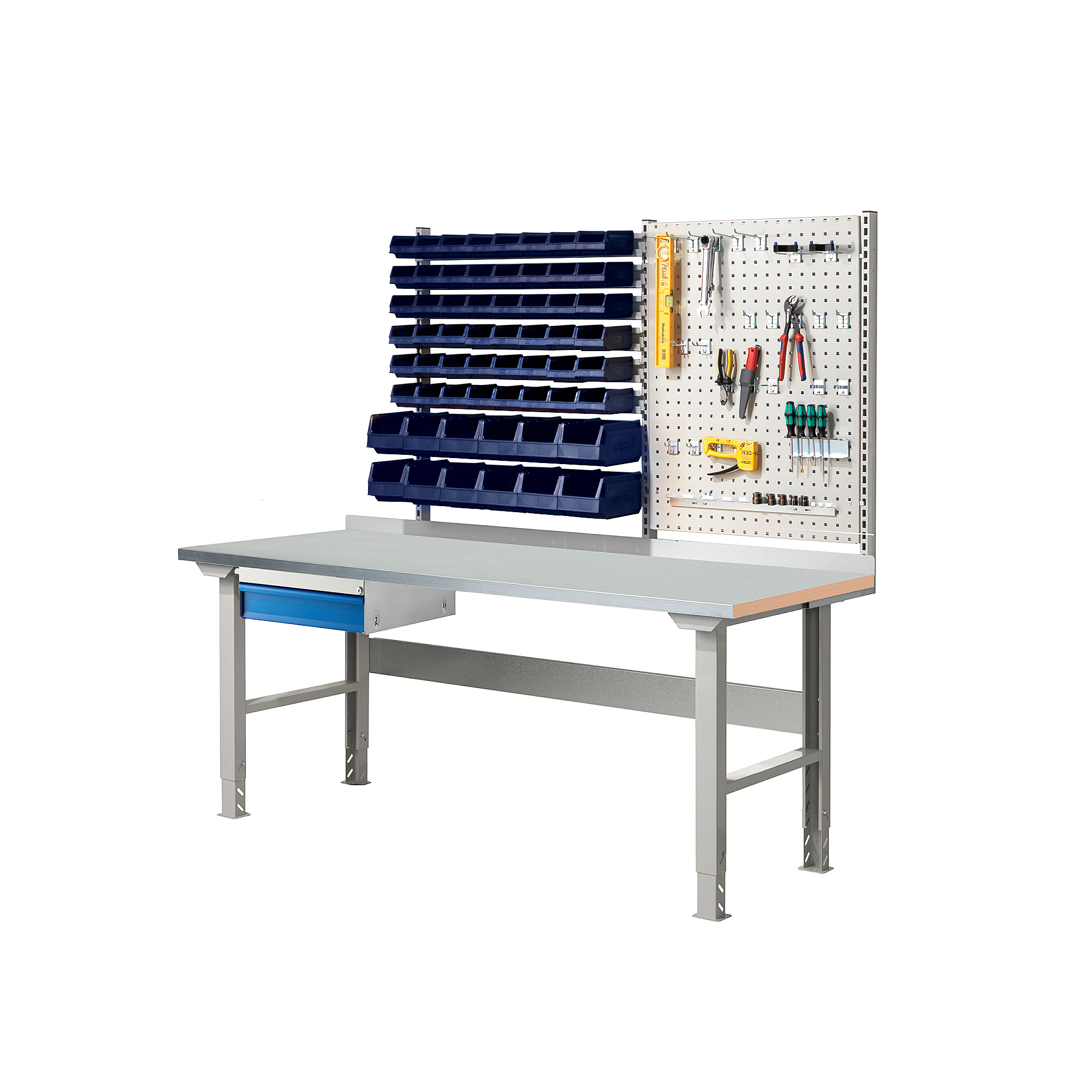 Complete Workbench SOLID 750 With Boxes Tool Panel 2000x800 Mm Complete Workbench SOLID 750 With Boxes Tool Panel 2000x800 Mm