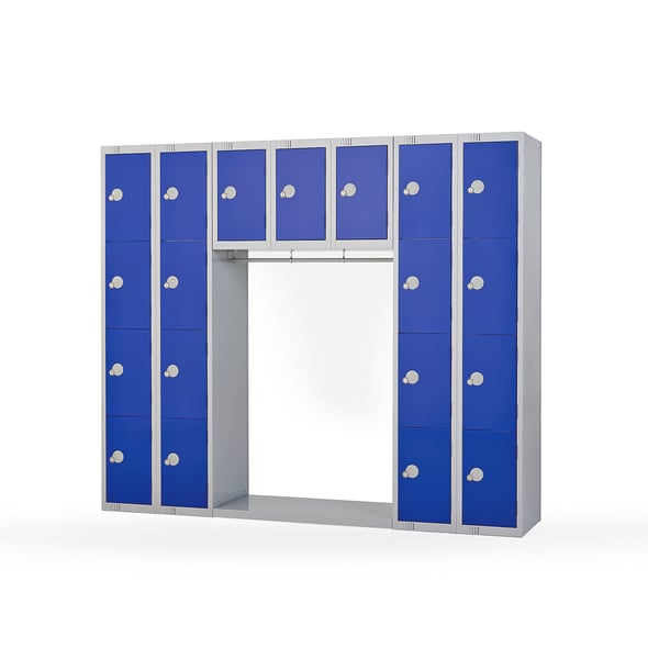 Compartment Lockers with Base Frames | AJ Products