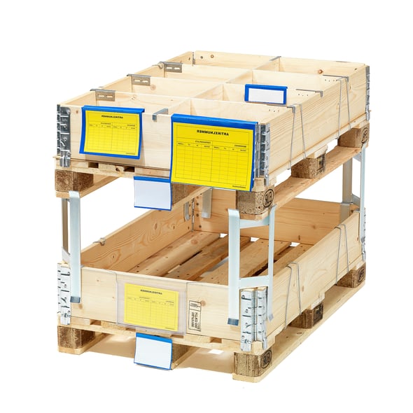 Pallet spacer, collar to pallet, 4-pack | AJ Products