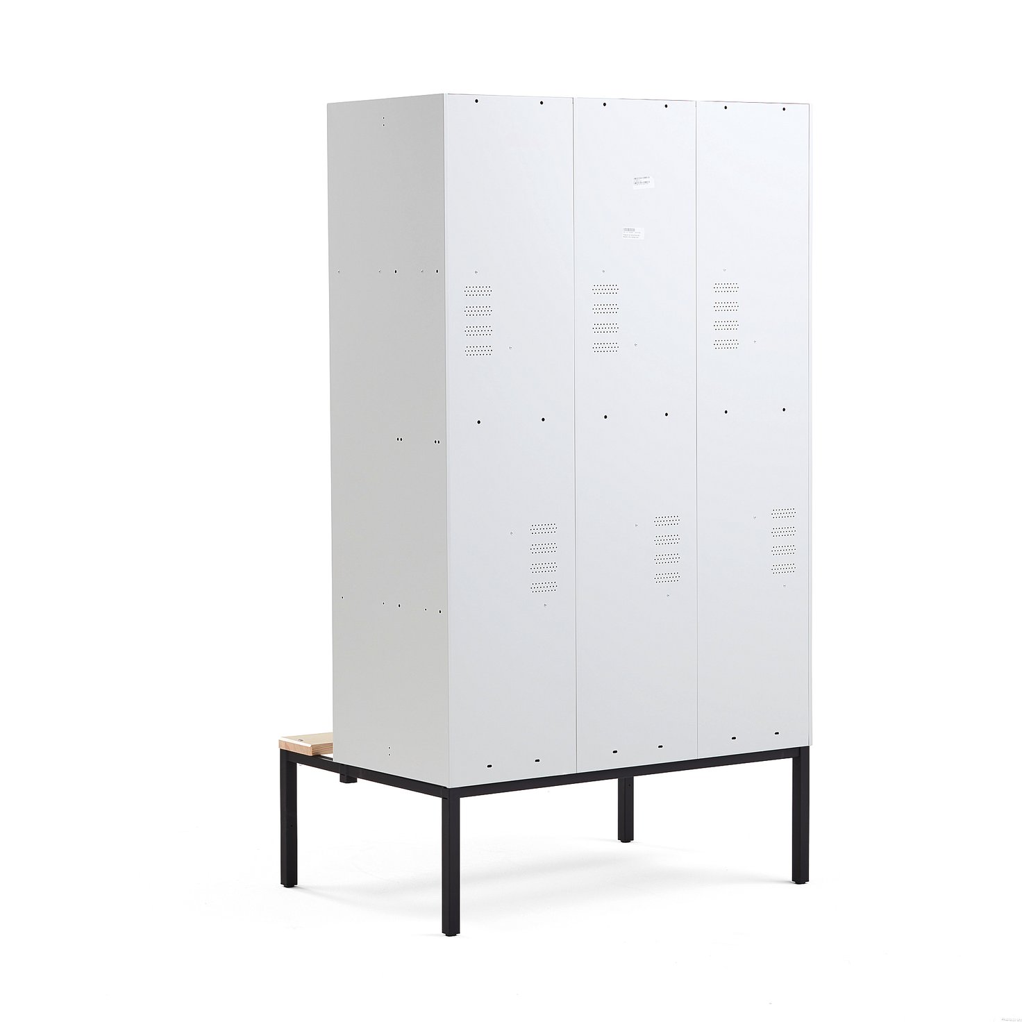 Z-Spind CLASSIC, 3 Module/6 Türen, 2120 x 1200 x 550 mm, schwarz | AJ ...