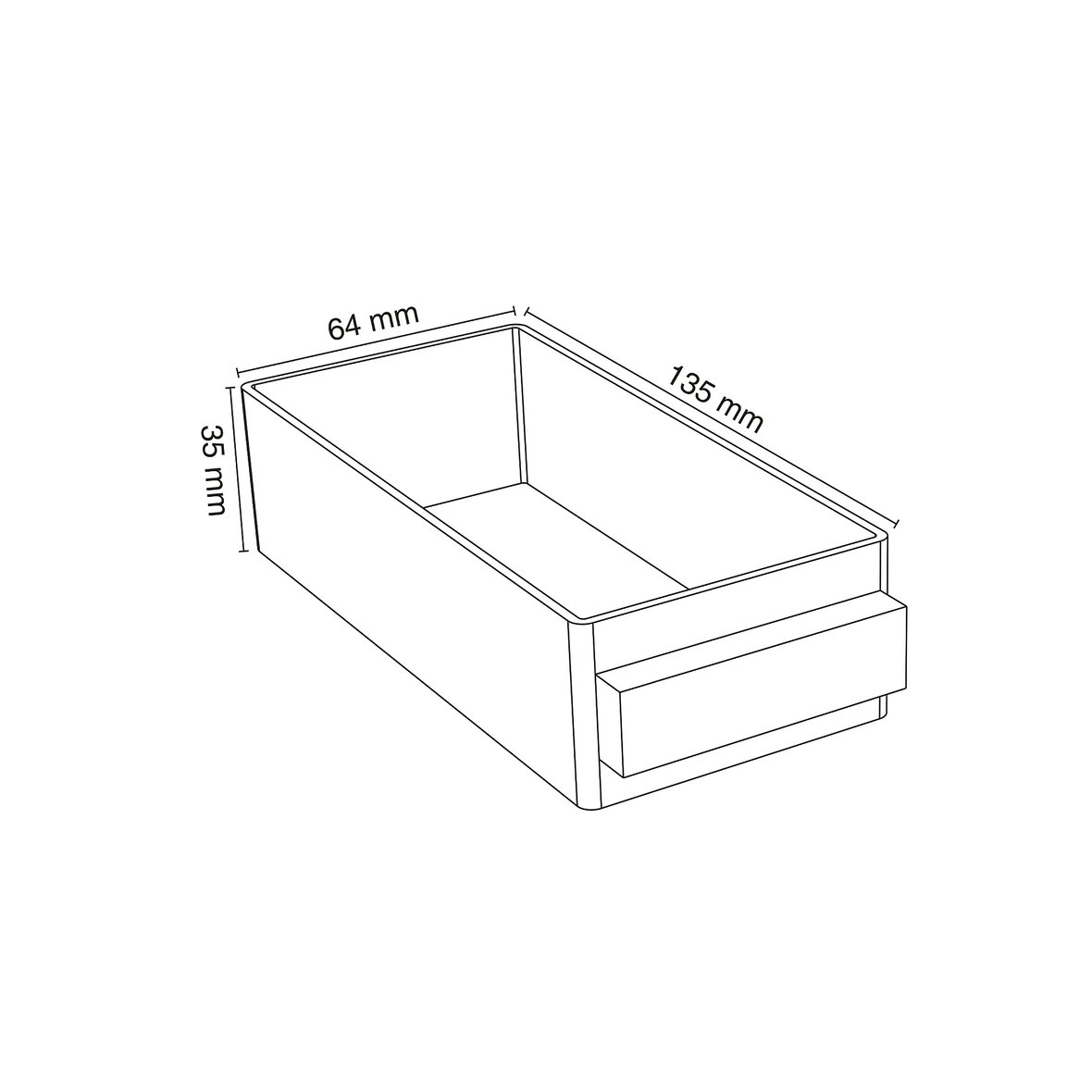 Component cabinet, 36 drawers | AJ Products