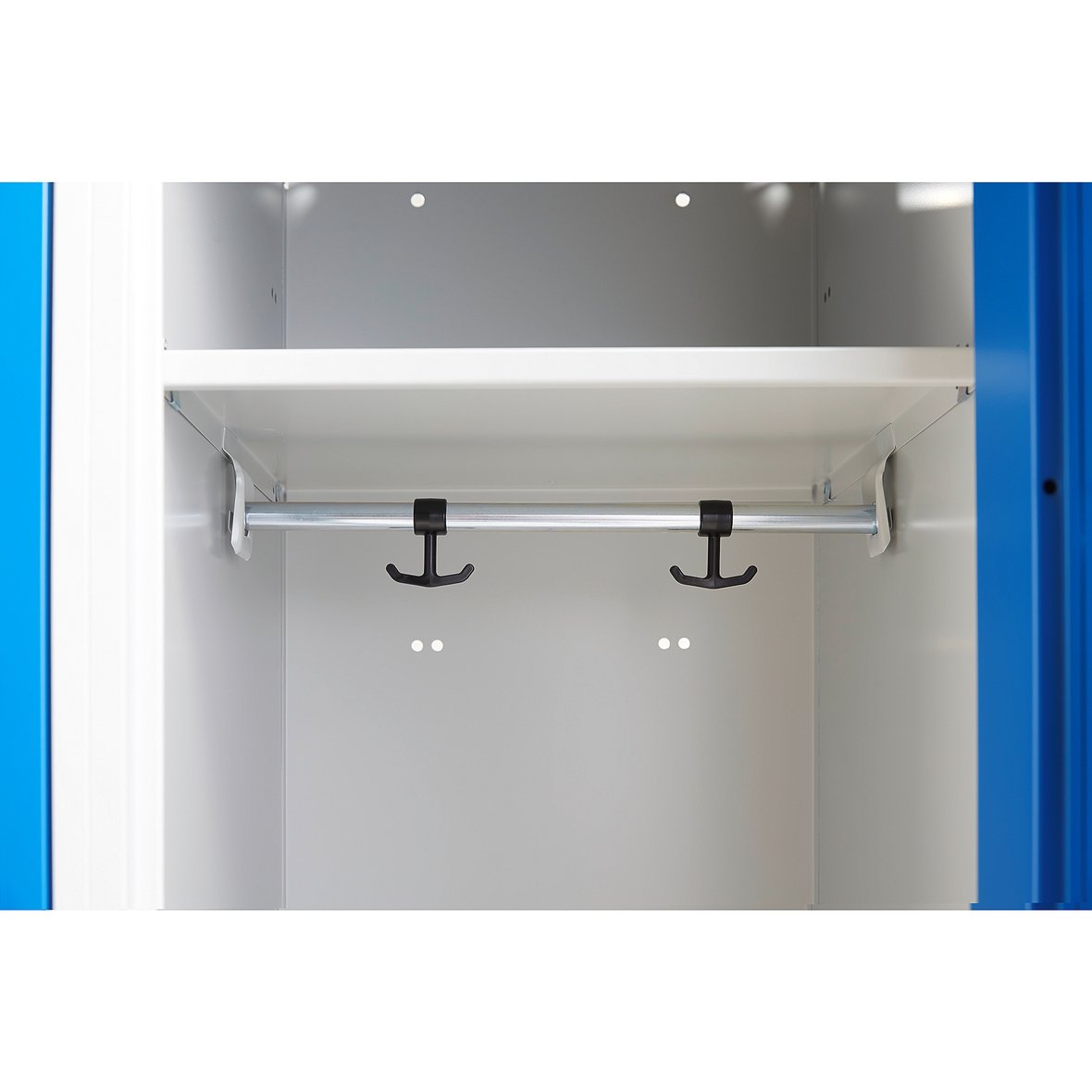 Clothes locker CLASSIC, 3 modules, 1740x1200x550 mm, blue | AJ Products IE