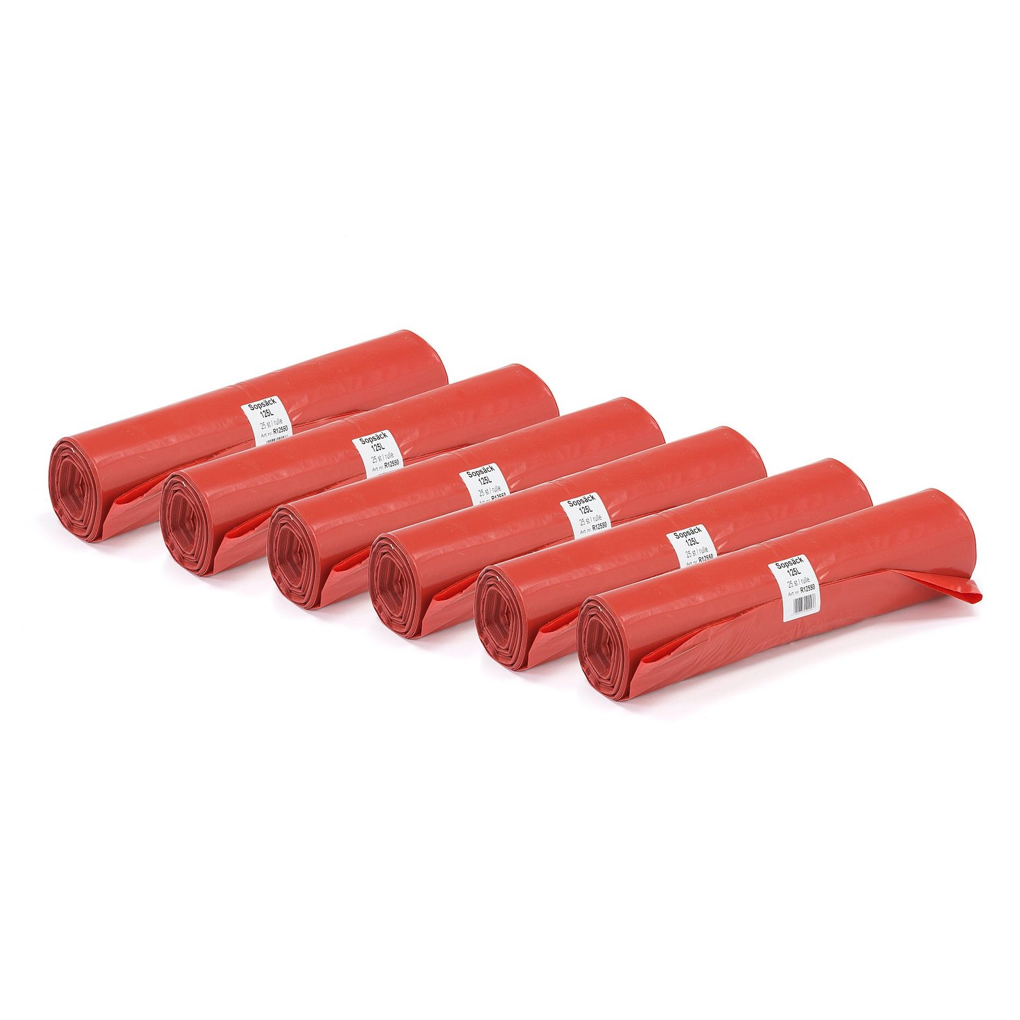 Plasts kke 125 Liter R d 6 Ruller 25 Stk rl AJ Produkter plasts-kke-125-liter-r-d-6-ruller-25-stk-rl-aj-produkter