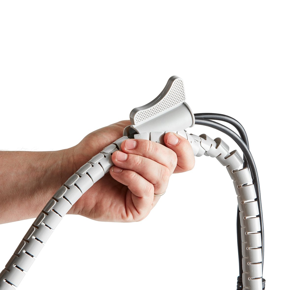 Cable management, spiral coiled tube, 2500 mm | AJ Products