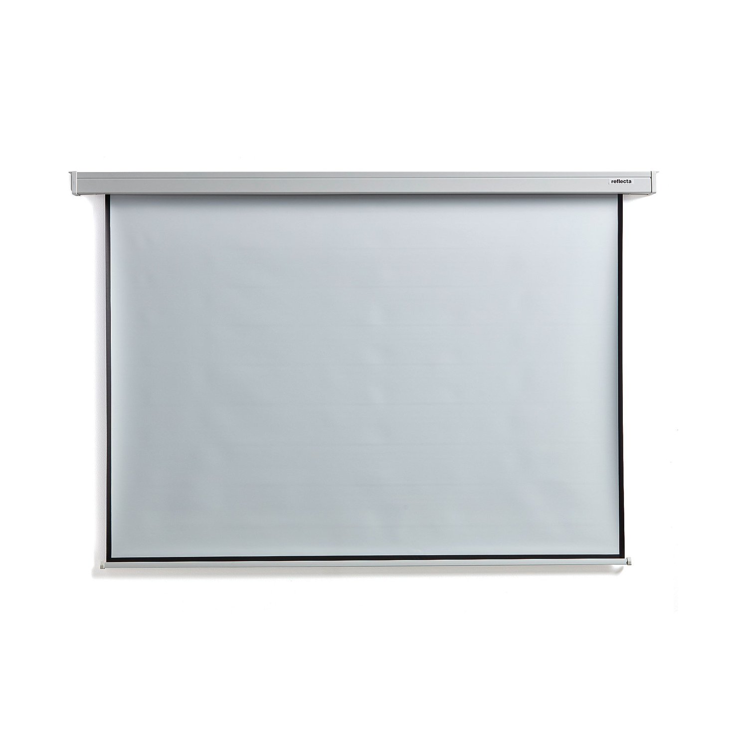 Motorised ceiling/wall screen, 2000x2000 mm | AJ Products