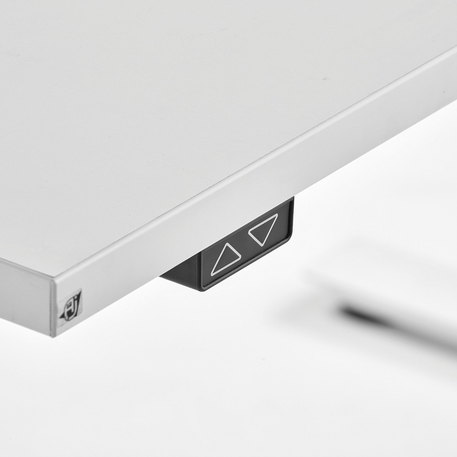 Standing desk MODULUS SMART, 1600x800 mm, white, birch | AJ Products