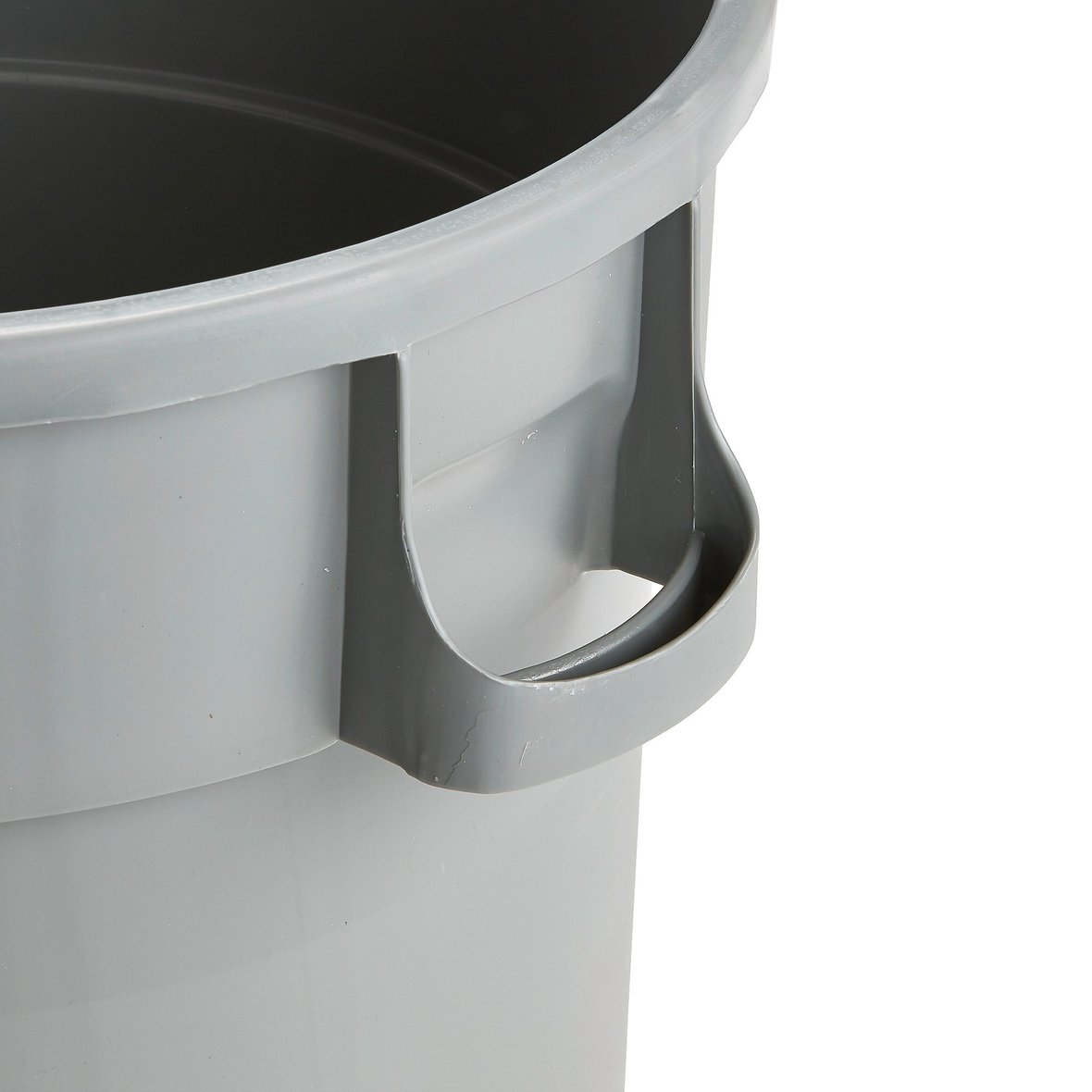 Plastic waste container DOUGLAS with dolly, 120 L, grey | AJ Products