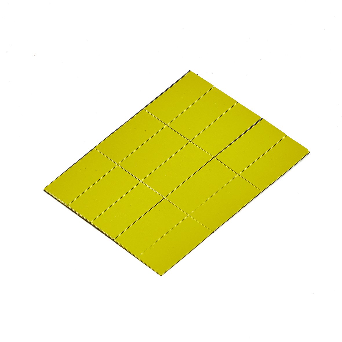 Magnetic Dry erase Strips 22x50 Mm Yellow AJ Products magnetic-dry-erase-strips-22x50-mm-yellow-aj-products
