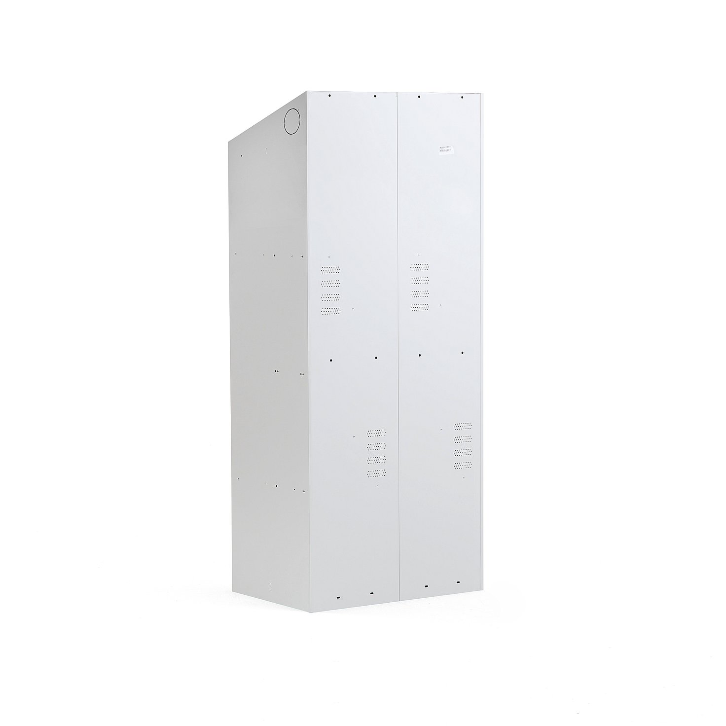 Z-locker CLASSIC, sloping top, 2 modules, 4 doors, 1900x800x550 mm ...