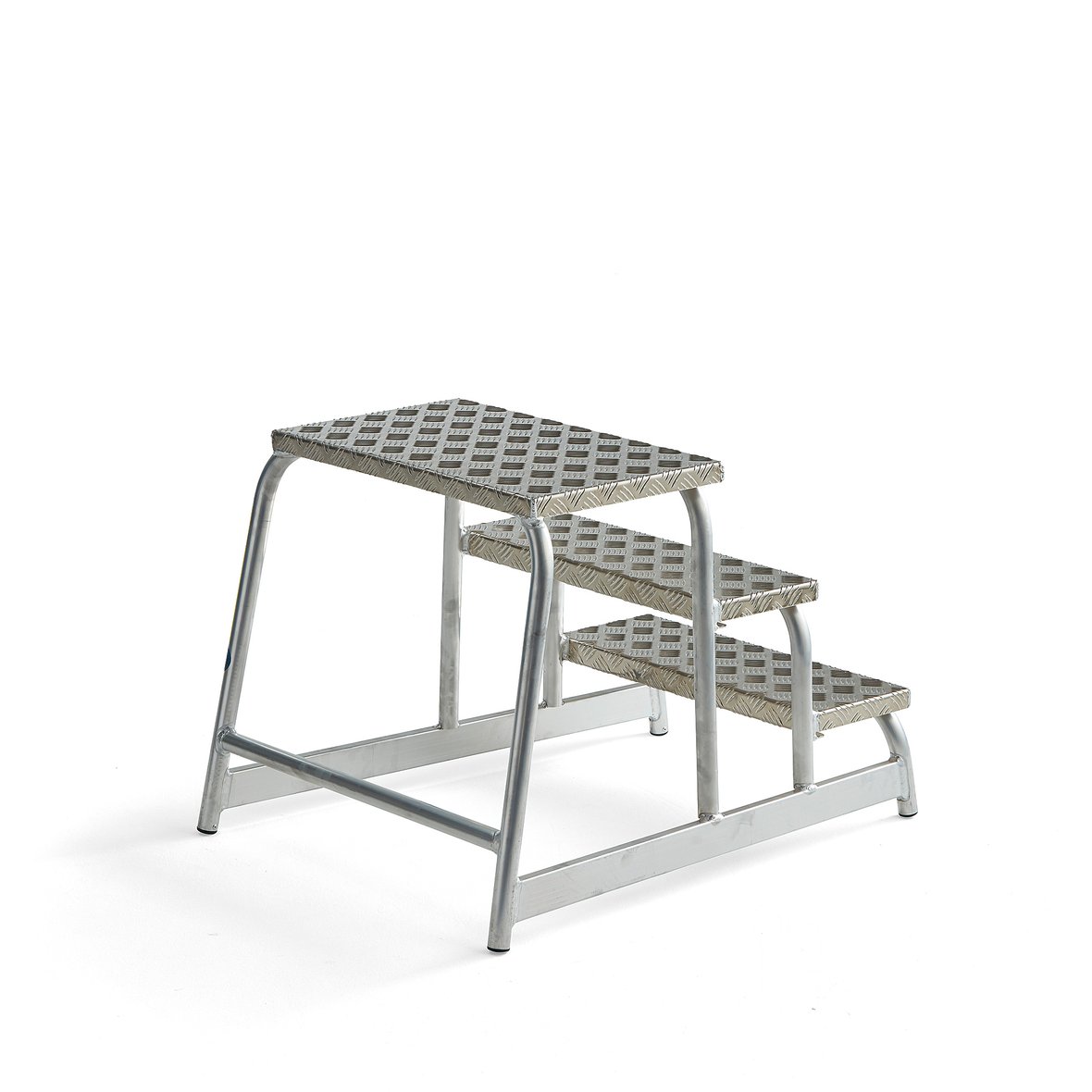 Step stool INCREASE, 3 steps, platform height 600 mm | AJ Products
