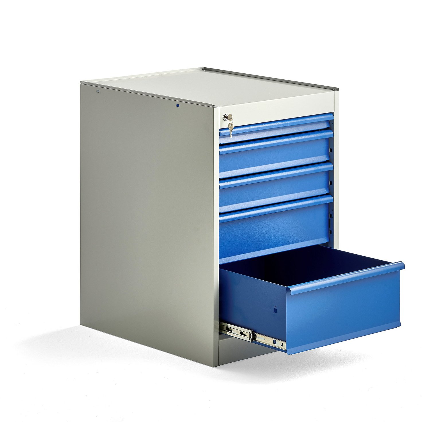 Industrial drawer unit SOLID, static, 5 drawers, 800x535x670 mm | AJ ...