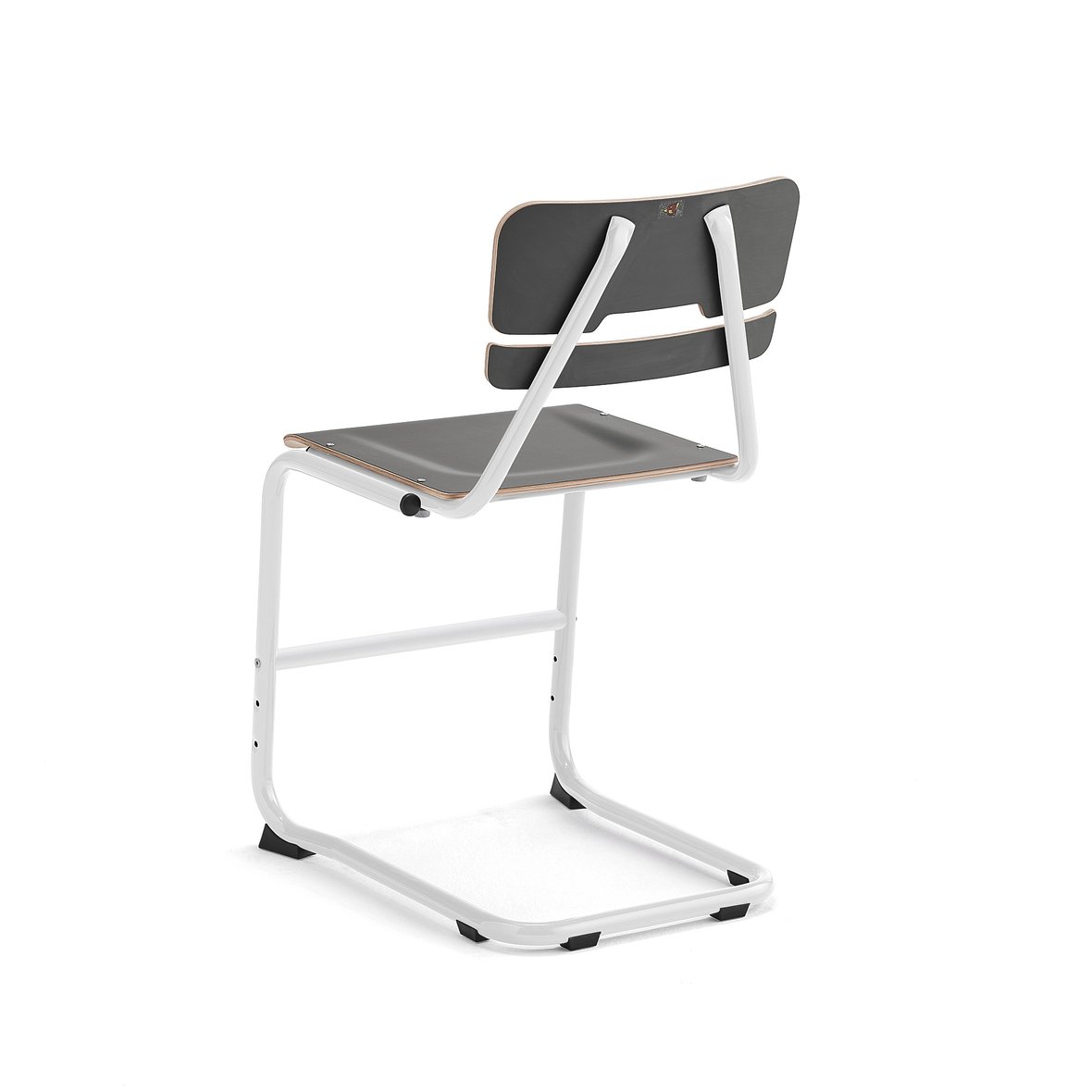 Stol LEGERE II, H500 mm, hvit/antrasitt | AJ Produkter