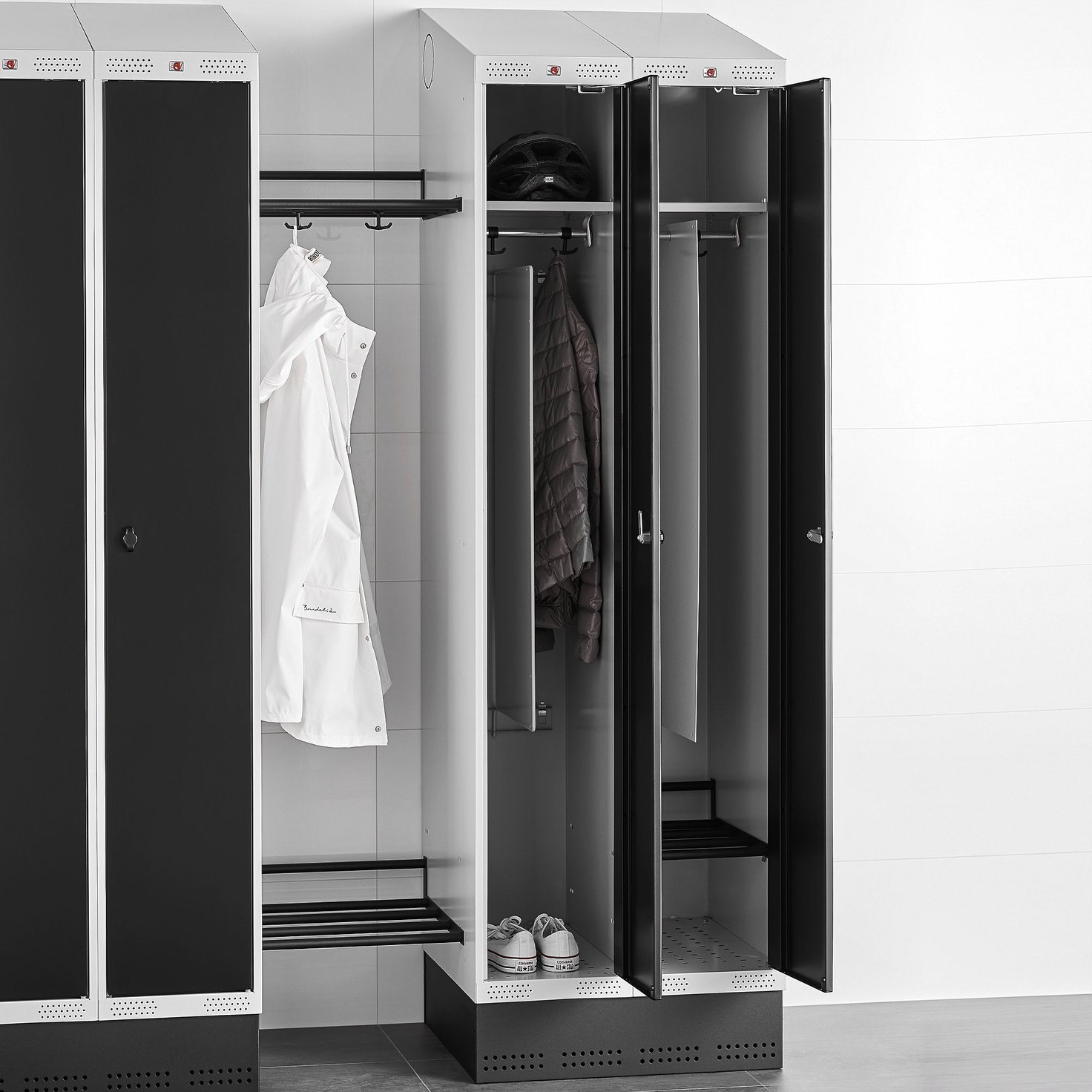 Partition for clothes locker | AJ Products