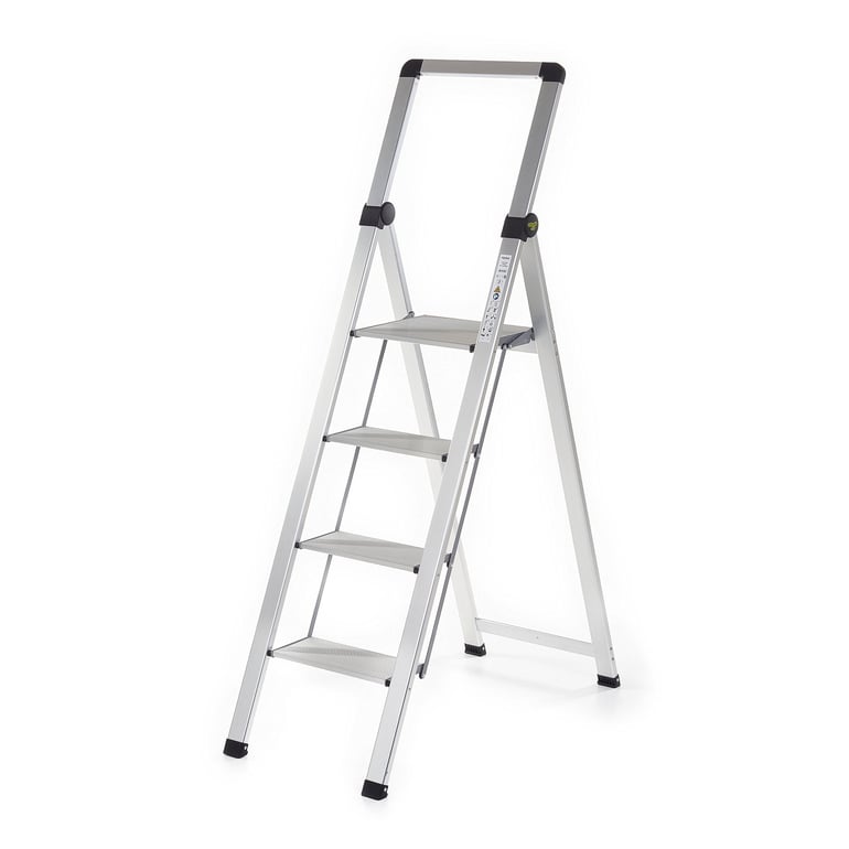 Slimline Aluminium Folding Steps Tuck 4 Treads H 910 Mm Aj Products