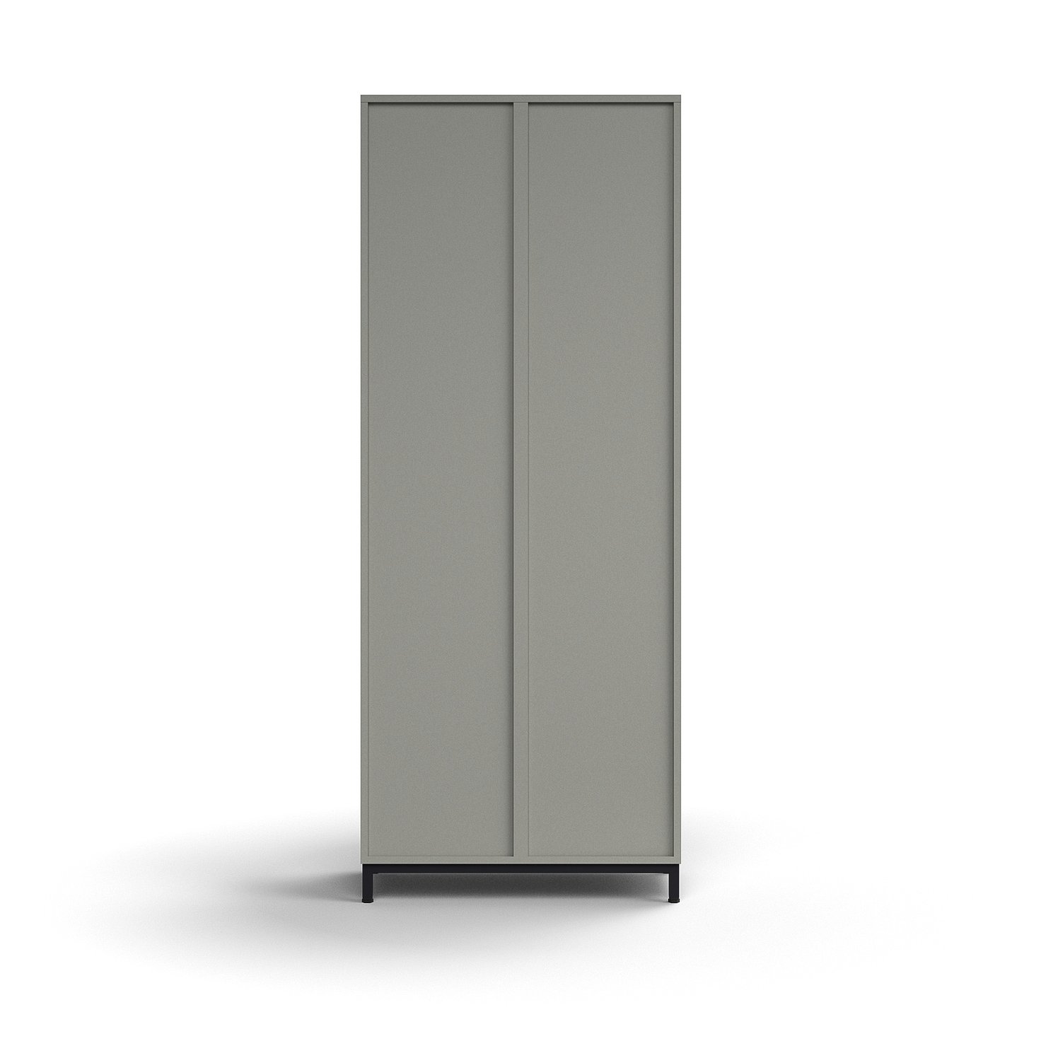 Lockable personal storage QBUS, 10 comps, leg frame, 2020x800x420 mm ...