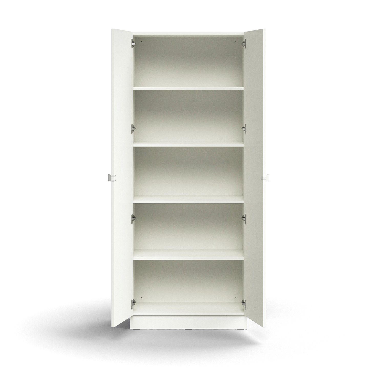 Spintelė QBUS, 4 lentynos, su grindjuoste, rankenėlėmis, 2020x800x420 ...