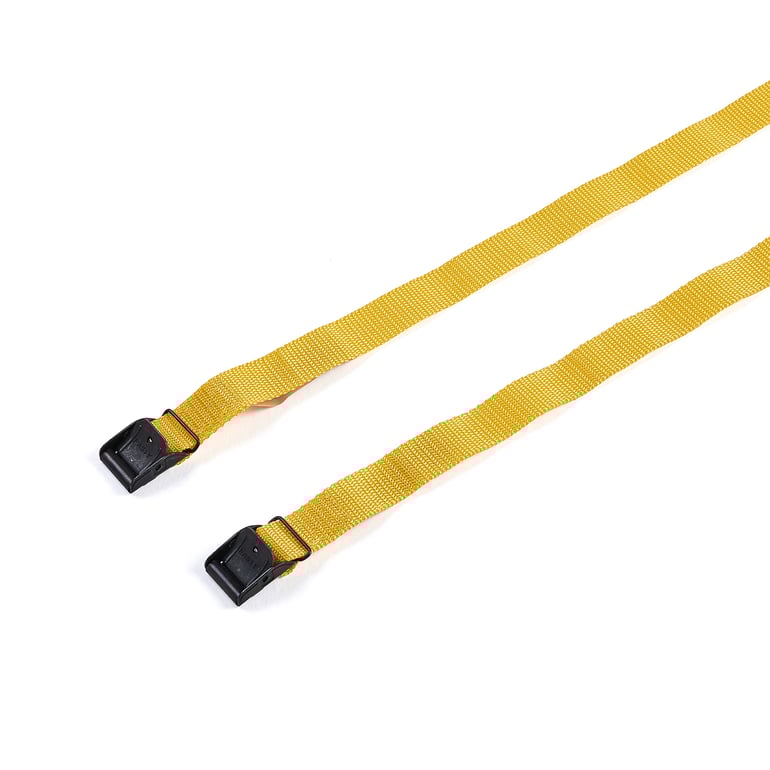 Spennreim, 1,5 meter, gul, 2-pk | AJ Produkter