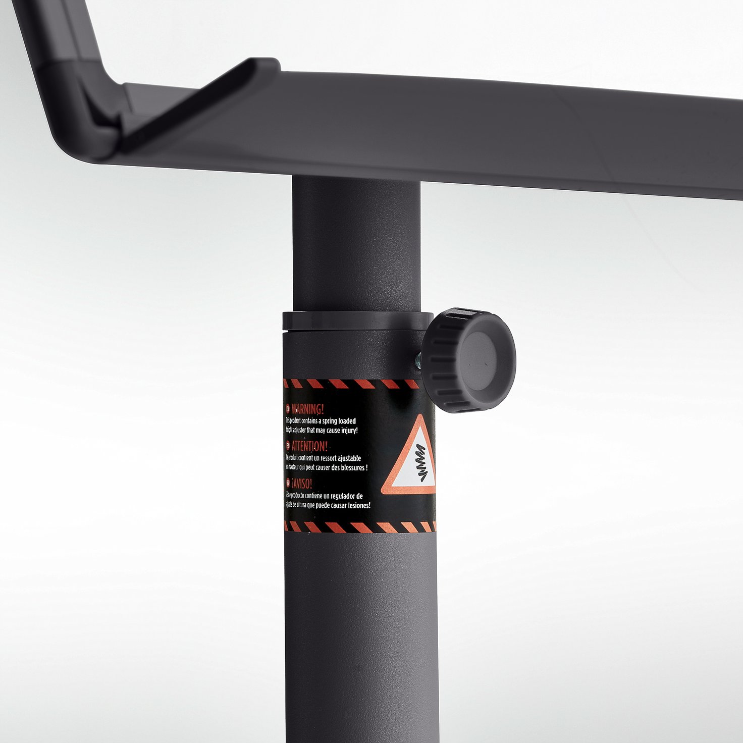 Mobile flip chart stand DAISY, with locking castors. black | AJ Products