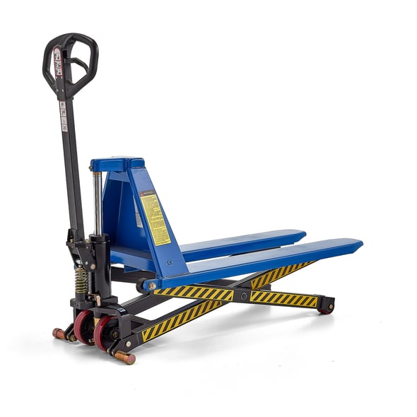 Saksivaunu ACTIVE, helposti pumpattava, 1500 kg, 1150 mm, sininen | AJ ...