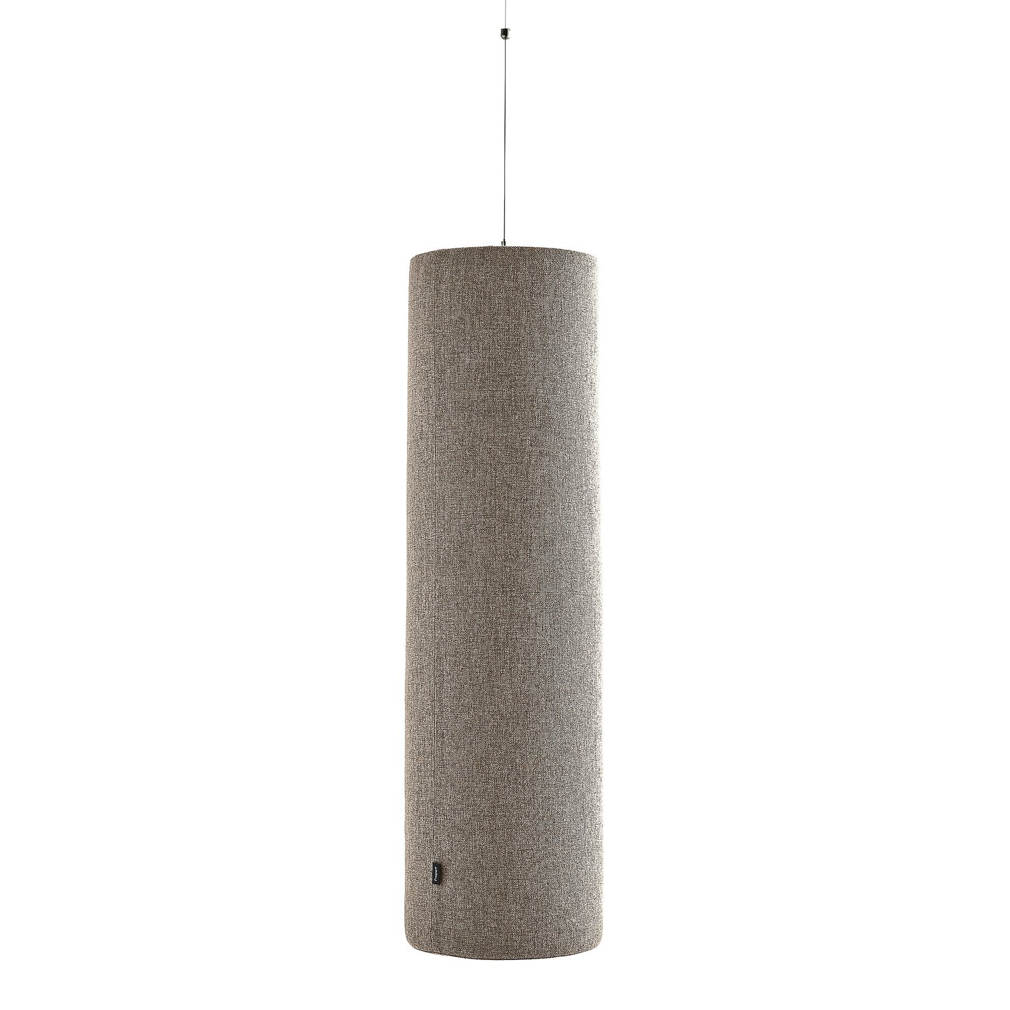 Acoustic panel POLY, cylinder, Ø280x1000 mm, ceiling hanging, beige ...