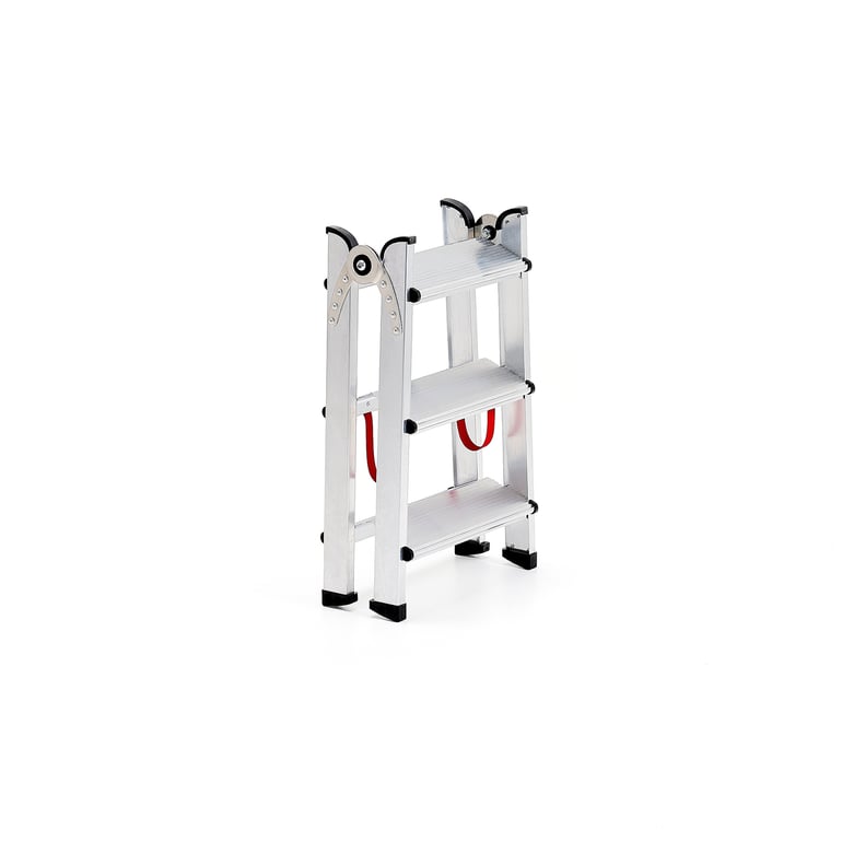 Double sided steps BRINK, 3 treads, H 700 mm | AJ Products