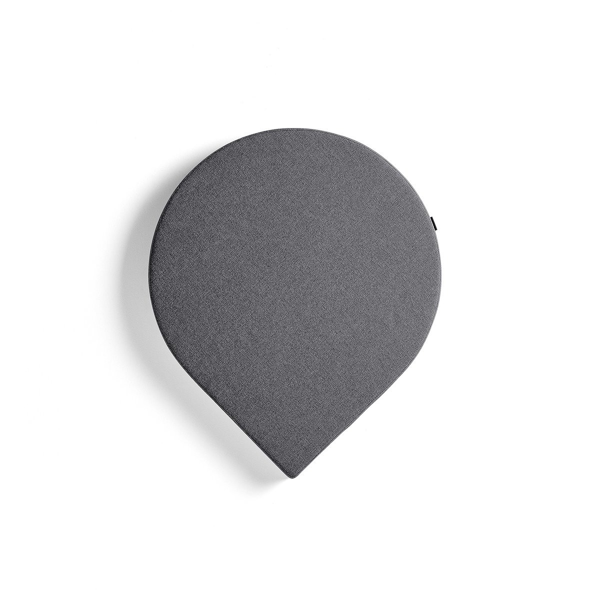 Acoustic panel POLY, tear drop, 600x600x56 mm, wall mounted, dark grey ...