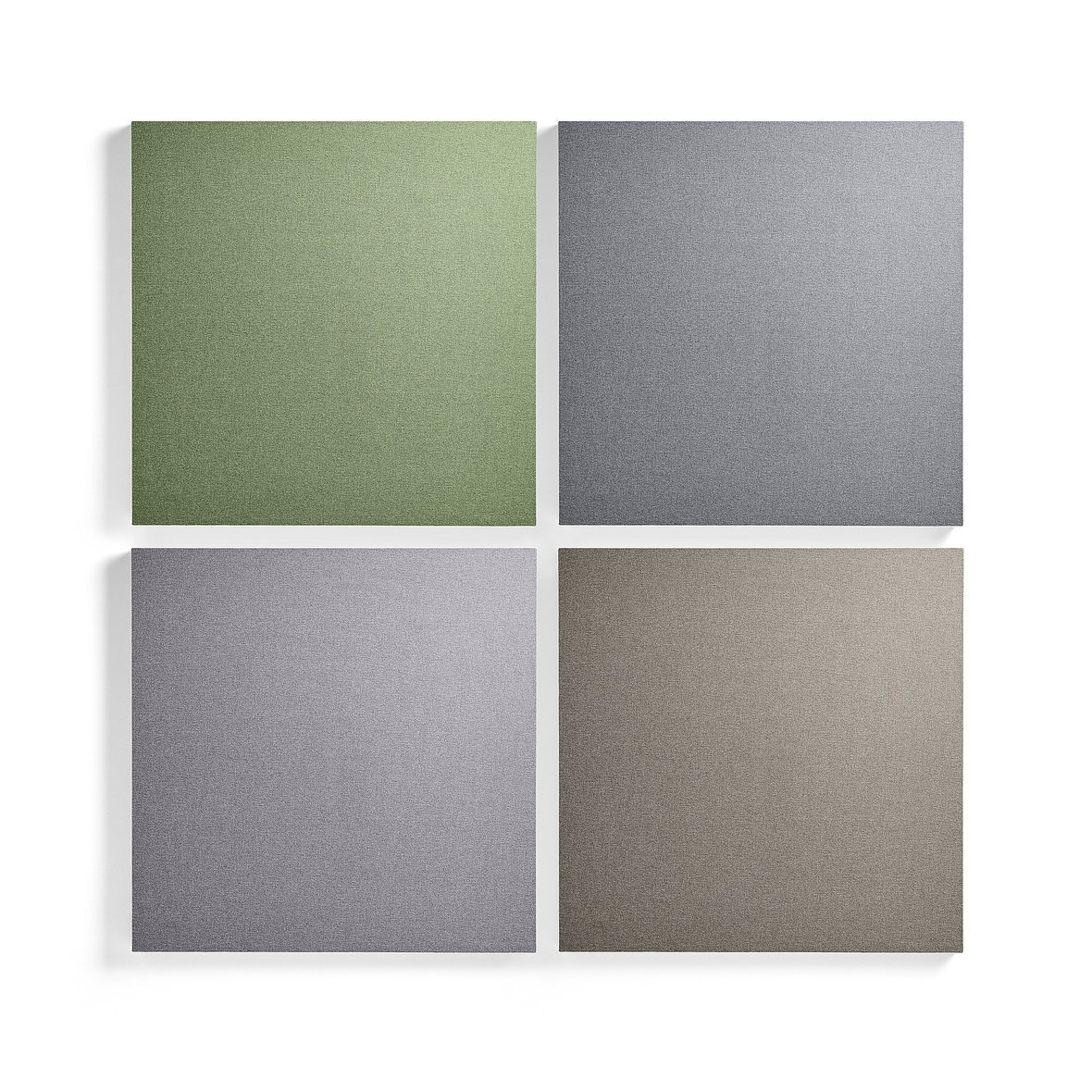 Acoustic panel POLY, square, 1180x1180x56 mm, wall mounted, beige | AJ ...