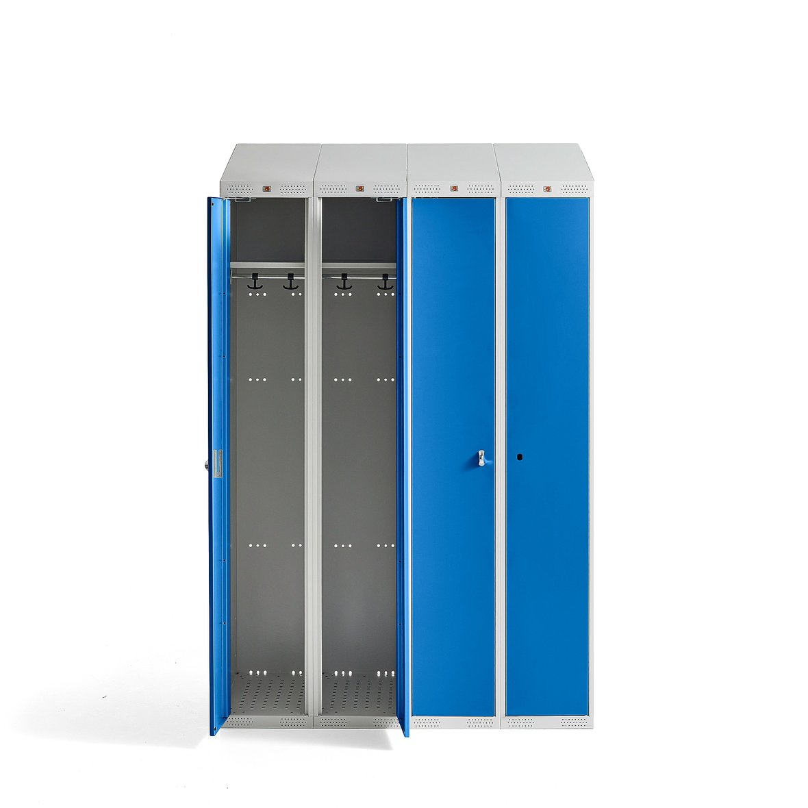 Clean-dirty clothes locker CLASSIC COMBO, 4 doors, 1900x1200x550 mm ...